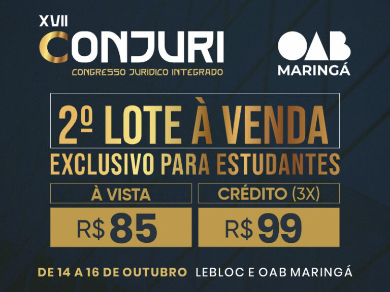 XVII CONJURI – Eventos OAB Maringá
